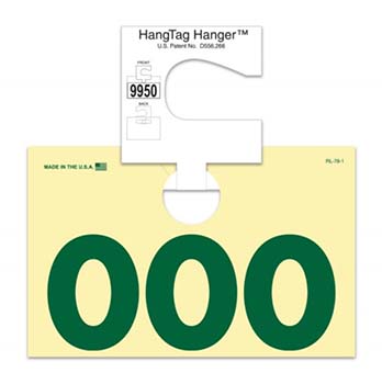 Hangtag hanger adapter | Paper Roll Supplies | 800-243-5877