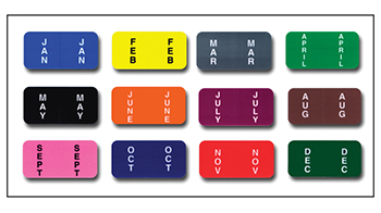 File right™ brand - month labels | Paper Roll Supplies | 800-243-5877