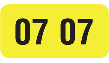 Year labels - file right brand | Paper Roll Supplies | 800-243-5877