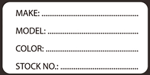Replacement label | Paper Roll Supplies | 800-243-5877