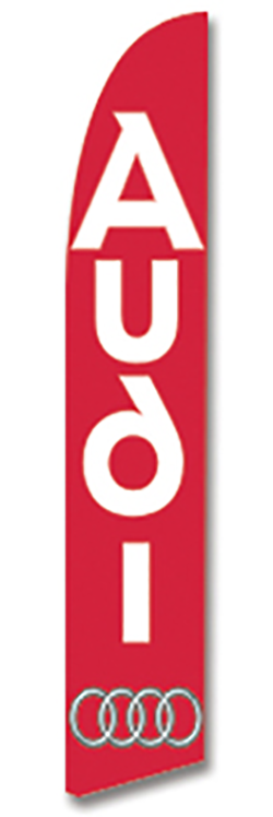 Viziflag™ brand - swooper banner | Paper Roll Supplies | 800-243-5877