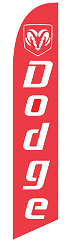 Viziflag™ brand - swooper banner | Paper Roll Supplies | 800-243-5877