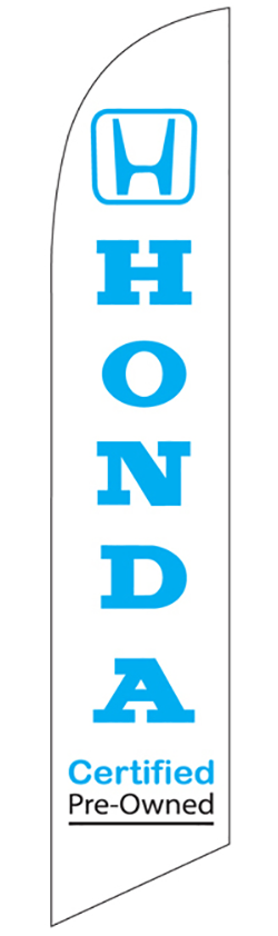 Viziflag™ brand - swooper banner | Paper Roll Supplies | 800-243-5877