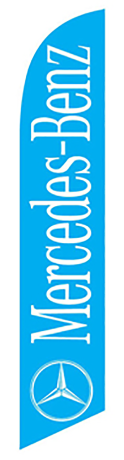 Viziflag™ brand - swooper banner | Paper Roll Supplies | 800-243-5877