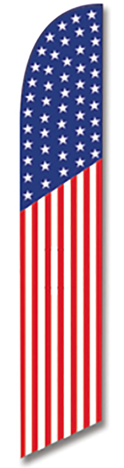 Viziflag™ brand - swooper banner | Paper Roll Supplies | 800-243-5877