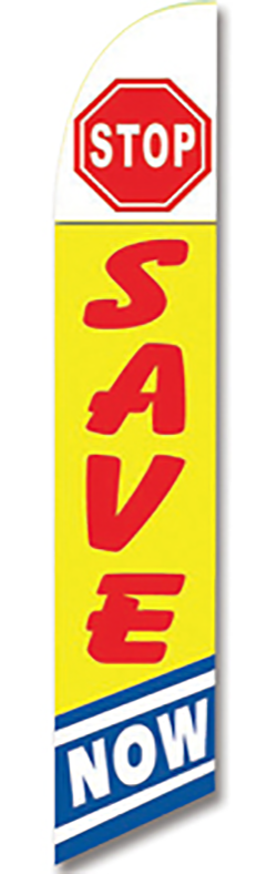 Viziflag™ brand - swooper banner | Paper Roll Supplies | 800-243-5877