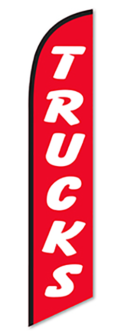 Viziflag™ brand - swooper banner | Paper Roll Supplies | 800-243-5877