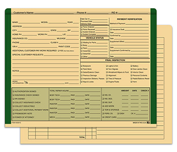 File rite brand™ - color edge heavy duty body shop jackets | Paper Roll ...