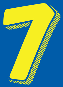 Number window sticker | Paper Roll Supplies | 800-243-5877