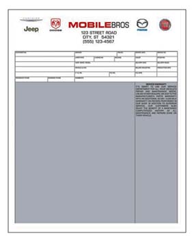 Laser service invoices - imprinted - form lzr-si-11 | Paper Roll ...