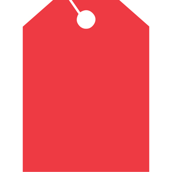 Jumbo mirror hang tags | Paper Roll Supplies | 800-243-5877