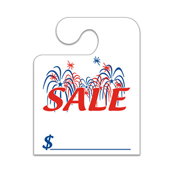 Custom mirror hang tags | Paper Roll Supplies | 800-243-5877